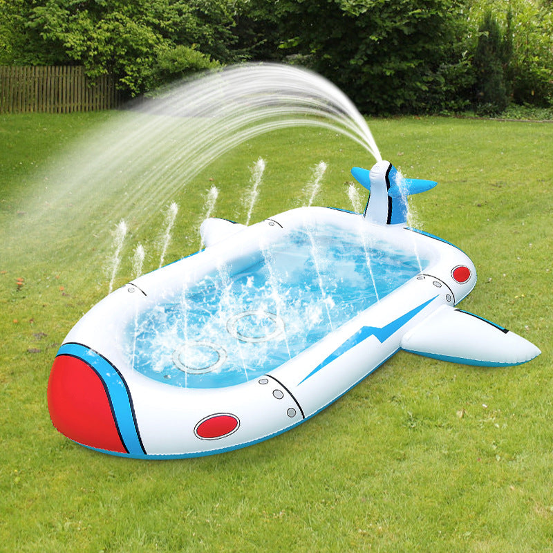 Amazon Kids Outdoor Spout Pool PVC Inflatable Toys Wading Pool Garden ...
